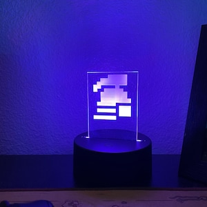 Runescape OSRS Ironman LED Desk Light - Etsy