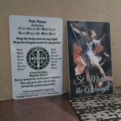 Latin Rosary Prayers Collection, 6 Prayer Cards: Pocket Prayerfulls ...