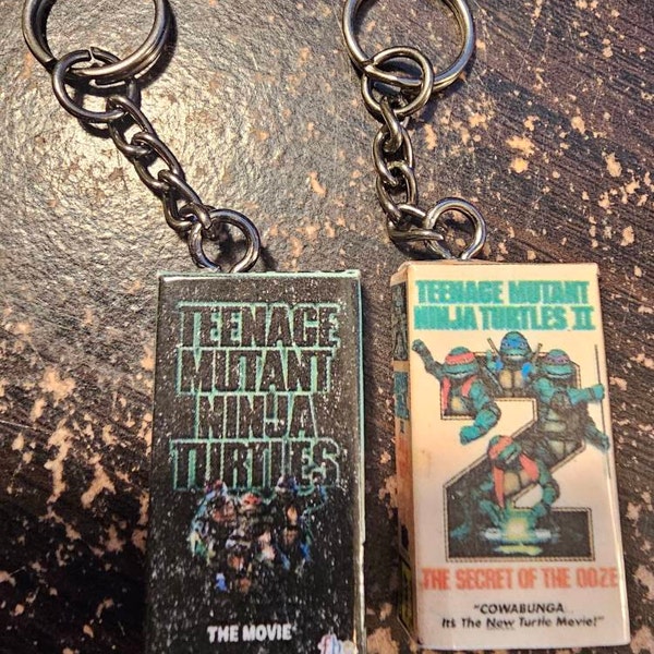 Miniature VHS Inspired Movie Kaychains Charms 1.25” X .75” Lots of ...
