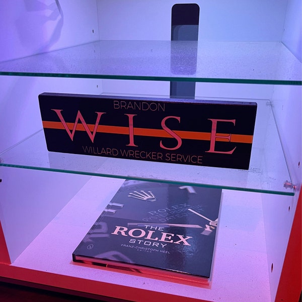 Personalized Dispatcher Sign, Thin Gold Line Name Decor, Gift for 911 ...