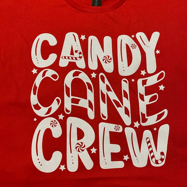 Candy Cane Crew SVG PNG: Christmas T-shirt Design (digital Download) - Etsy