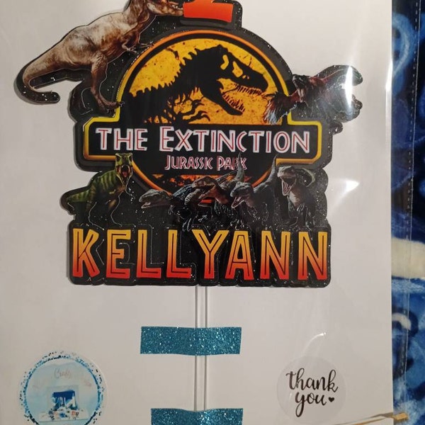 Jurassic Park, Jurassic World Cake Topper, Cupcake Toppers - Etsy
