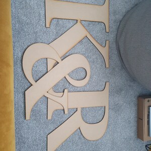 EXTRA LARGE Wooden Letters. Available Sizes Range From 20cm 40cm ...