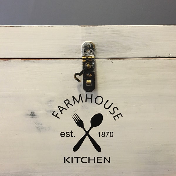 Kitchen Decal, Farmhouse Decal, Vinyl Decal, Vinyl Sticker, Farmhouse ...