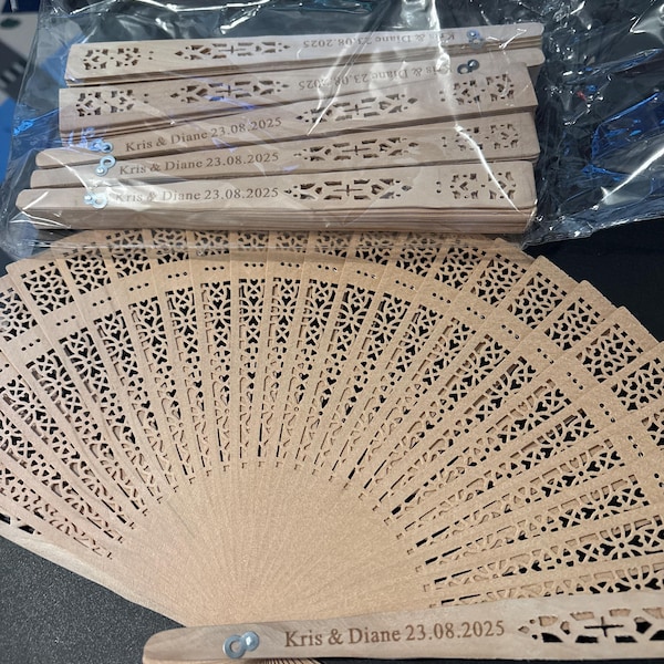 Royal Blue Fans Personalised Silk Fans With Silk Bag, Folding Hand Fan ...