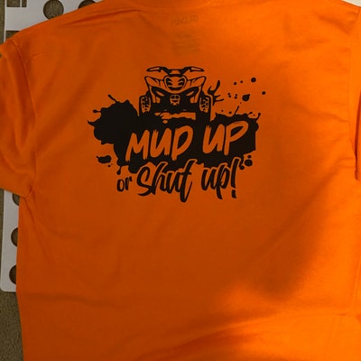 Mud up or Shut Up SVG Cut or Print DIY Art Four Wheeler 4 Quad ATV ...