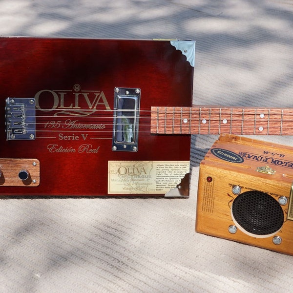 Resonator 4 String Cigar Box Guitar. Tejas Cigar Box Guitar Co. San ...