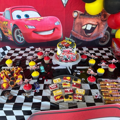 Disney/pixar Cars Confetti//custom Age - Etsy