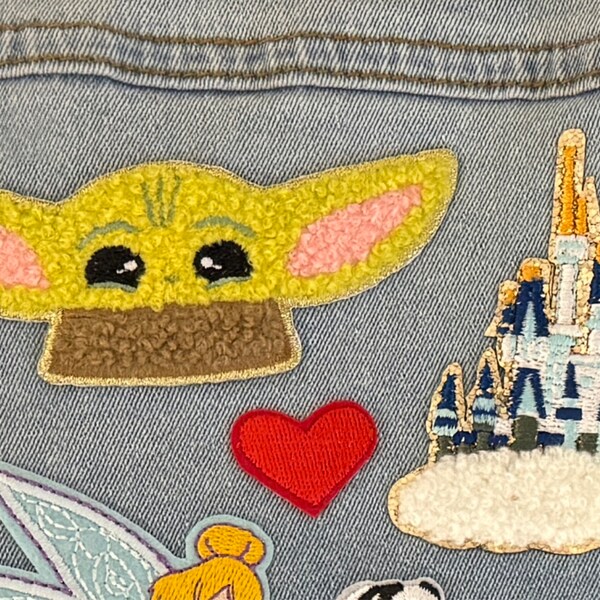 NEW! Iron on Disney Embroidered Castle Patch- Disney Castle With ...