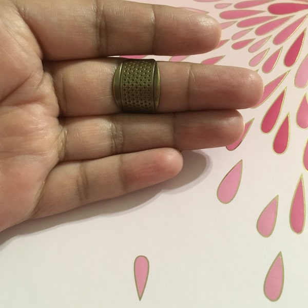 Little House Japanese Knuckle Ring Thimble - Etsy