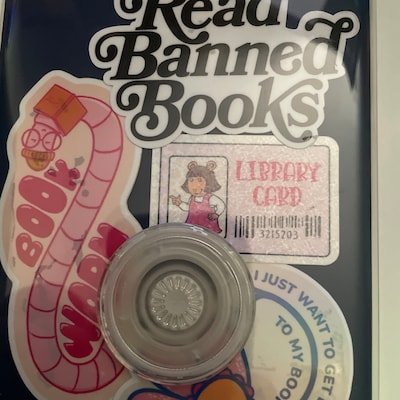 Read Banned Books Sticker / Banned Books Sticker / Reading Sticker ...