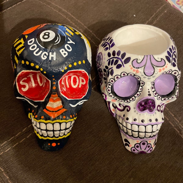 Sugar Skull Gifts, Personalized Memorial Gift, in Honor of Deceased, in ...