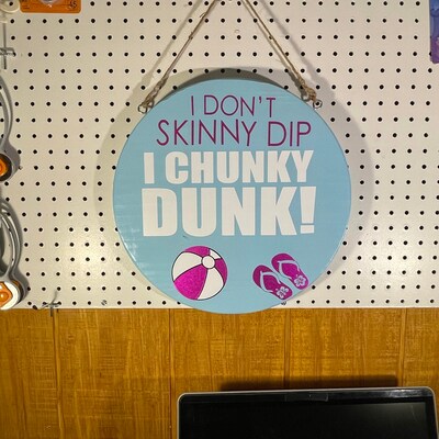 Skinny Dip Svg Swimming Svg Funny Svg Chunky Dunk Svg Weight Loss Svg ...