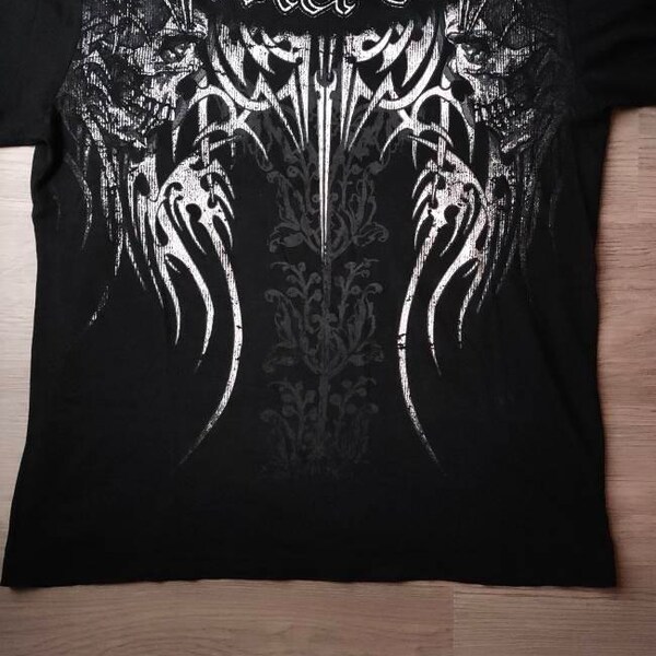 Skull Star Wing Grunge Cyber Y2K Style T-shirt - Etsy