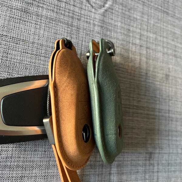 Ford Covered Leather Key Fob Case MK4.5 Mach-e ST Stline Focus Kuga ...