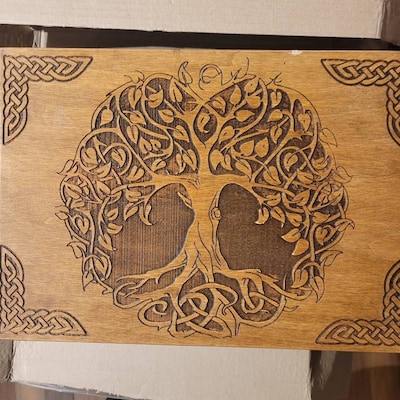 Celtic Tree Wooden Perpetual Calendar Any Language Personalizable - Etsy