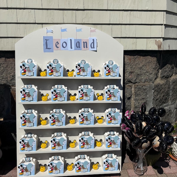 Printable Mickey Halloween Party Directional Sign, Trick or Treat Party ...