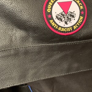 Queers Bash Back Anti-racist Action Iron on Patch Vintage Remake LGBT ...