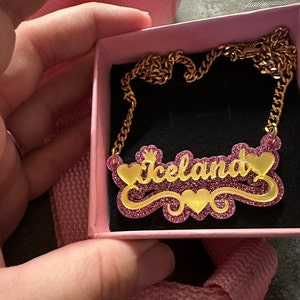 Personalized Character Name Necklace Cartoon Name Necklace - Etsy