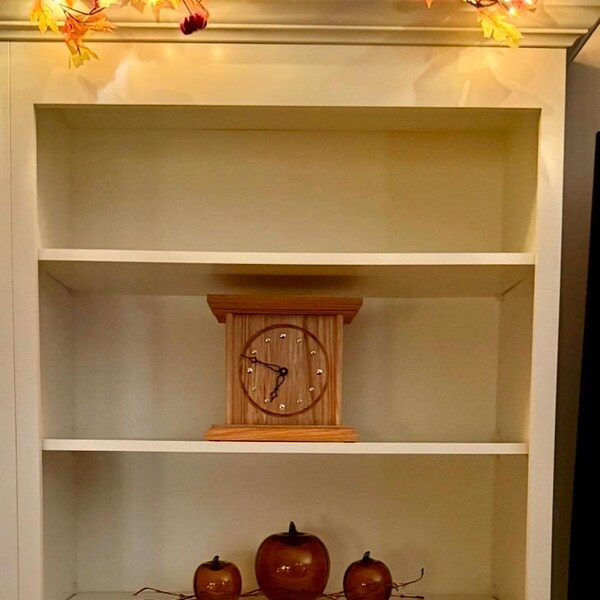 Handmade Wooden Wall Clock, Unique Wood Art Clock, Artsy Clock, Natural ...