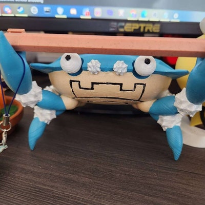 3D Printed Gremlin Figurine Computer Monitor Figure Screen Monitor ...