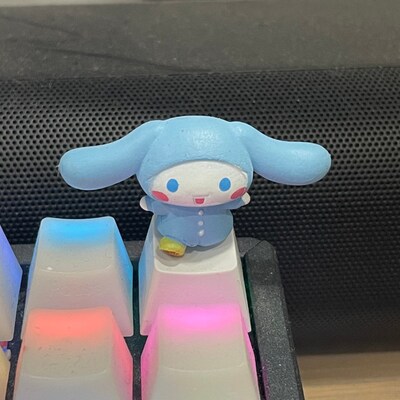 Cute Blue & White Ocean PBT XDA Keycaps Set for Mechanical Keyboard ...