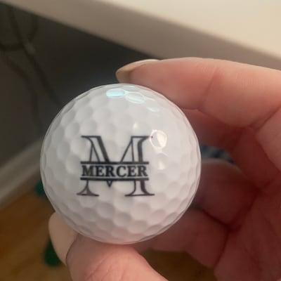 Personalized Name & Initial Golf Balls Customize the Name and Initial ...