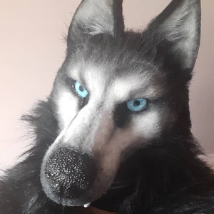 Gray Werewolf Headdress Werewolf Mask Gray Wolf Mask Animal - Etsy