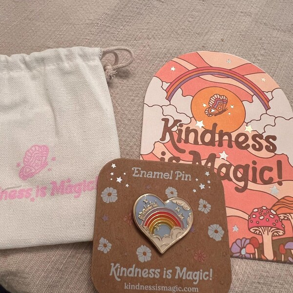 Motel Keychain Positive Affirmation Optimism Gift Kindness is Magic ...