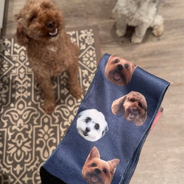 Custom Pet Socks, Dog Socks, Pup Socks, Dog Lover Gift, Cat Socks ...