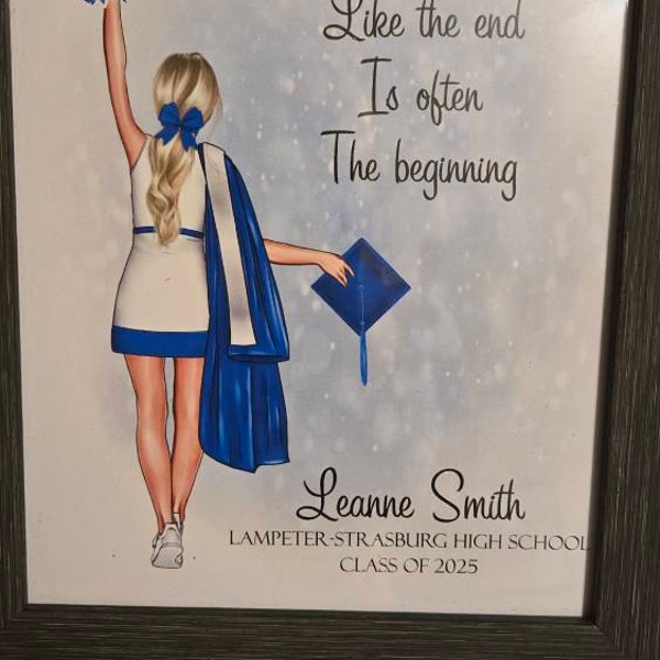 Senior Cheer Gift Personalized Cheer Gift Senior Cheerleader Gift ...