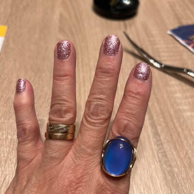 Pearl Ring in 14kt Rolled Gold Wire Wrapped, Cultured Pearl Ring, Gift ...