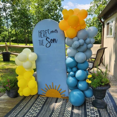 First Trip Around the Sun Balloon Arch Kit Here Comes the Sun Balloon ...