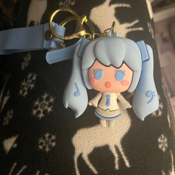 Hatsune Miku Keychain Miku Keyring - Etsy