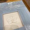 Botanical Intaglio Art on 5X7 or 6X6 Canvas, Plaster Medallions of ...