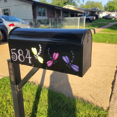 Mailbox Magnet Partial Cover Christmas Candy Cane Magnet - Etsy