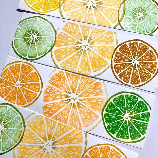 Lemon Rubber Stamp, Stamps for Card Making, Citrus Stamp, Grapefruit ...