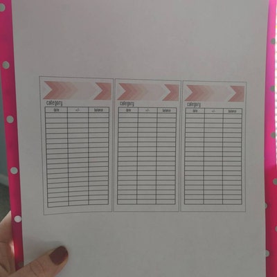 Printable Budget Bundle Pack Printable Colorful Financial Budget ...