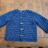 Digital PDF Crochet Pattern: Bean Stitch Crochet Baby Cardigan Sweater ...