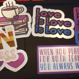 Gender-fluid, Gender Fluid Pride Sticker Set, LGBTQ Stickers, Pride ...