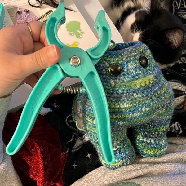 Crochet Official Safety Eye Tool - the Eye Snapper - Safety Eye ...