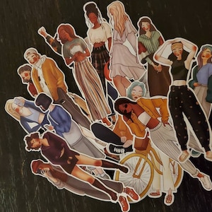 POC La Dolce Vita Inspired Girls Stickers, People of Color Scrapbooking ...