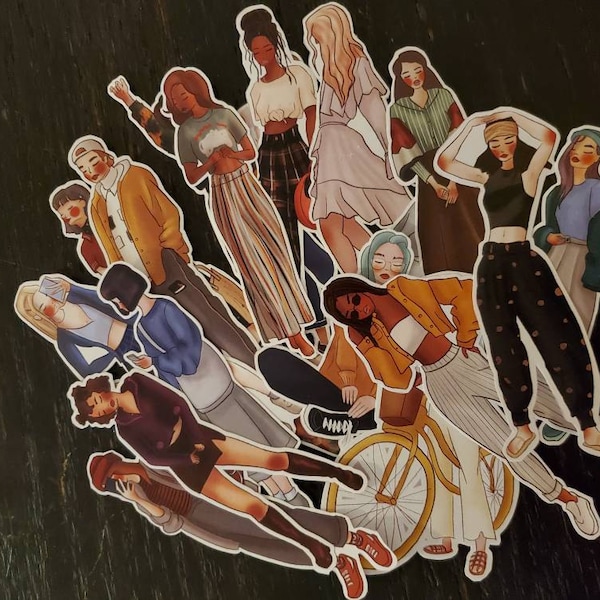 POC - La Dolce Vita Inspired Girls Stickers, People of Color ...