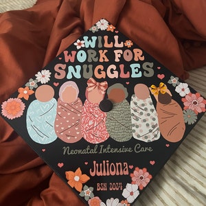 Farmer Grad Cap Topper, Personalized Graduation Decoration, College ...