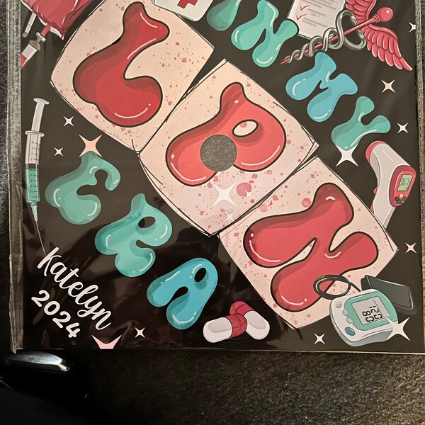 Licensed Practical Nurse Graduation Cap, Personalized LPN Grad Cap ...