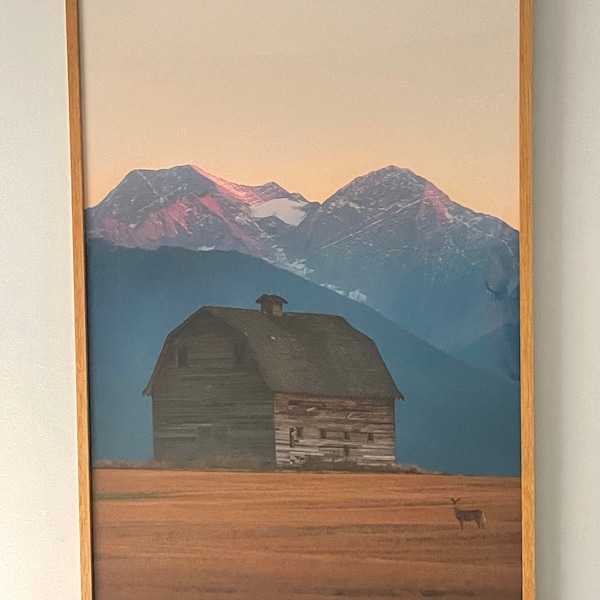 Fine Art Photography Print- Black and White Mountain Prints Grand Teton ...
