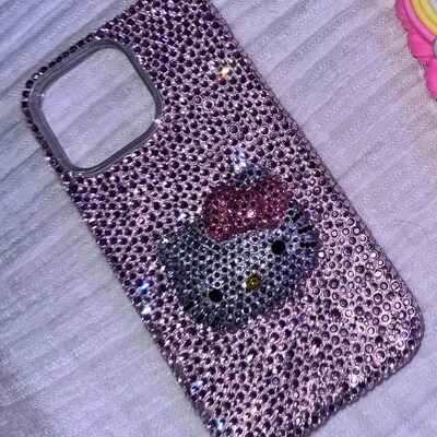 Handmade Blinged Out Glass Rhinestones Cell Phone Case Bling Bling - Etsy