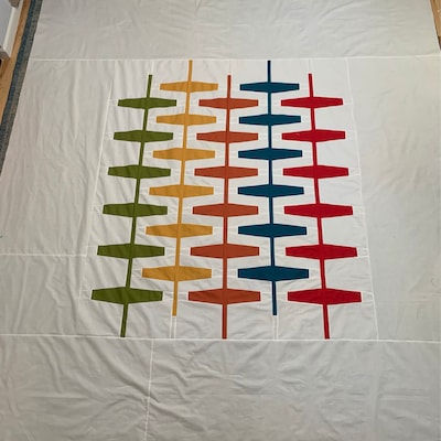 Quilt Pattern Retroblock PDF Quilt Pattern Mid-century Modern - Etsy