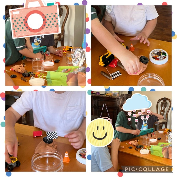 Baseball Party Favors| Play Dough Jars With Bat, Ball and Bases ...