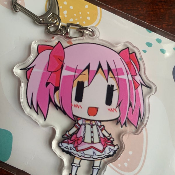 Magica Acrylic Keychains Chibi Art - Etsy